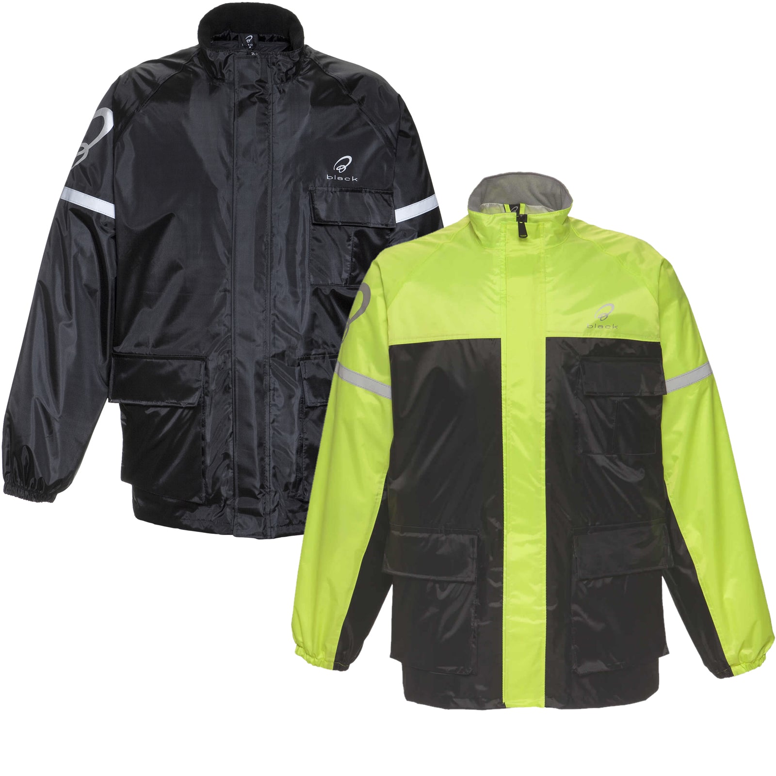 Black Spectre Waterproof Motorcycle Over Jacket – Ghostbikes