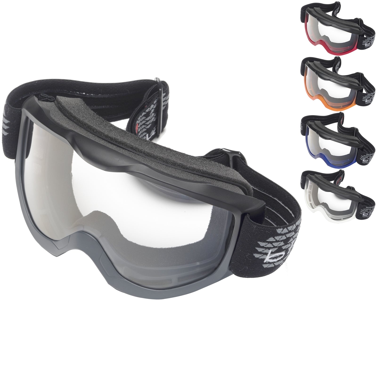 Black Granite Motocross Goggles – Ghostbikes