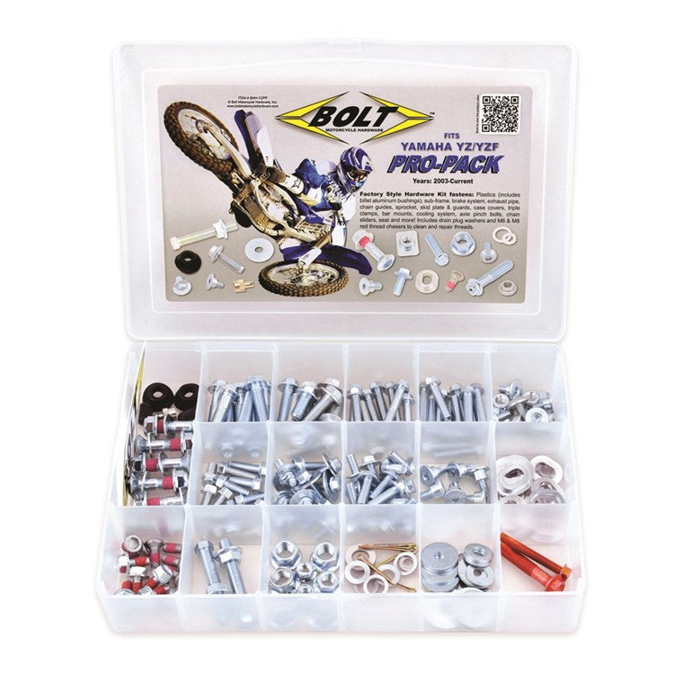 Bolt Hardware Pro Pack Fastener & Bolt Kit - Yamaha YZF & WRF 2003-13 ...
