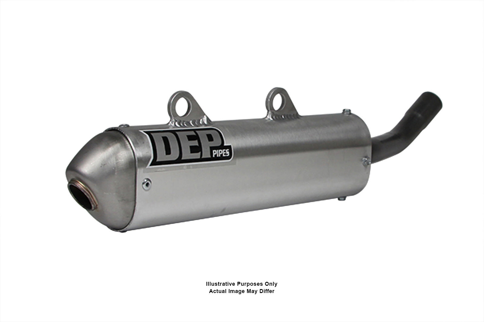 DEP Exhaust Silencer - Kawasaki KX250 1981-83 - Oval – Ghostbikes
