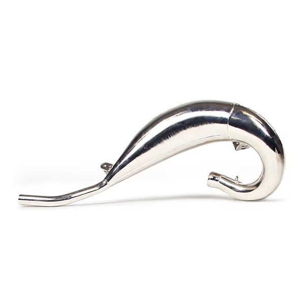 DEP Exhaust Front Pipe - Kawasaki KX 80/100 1992-97 - Nickel – Ghostbikes