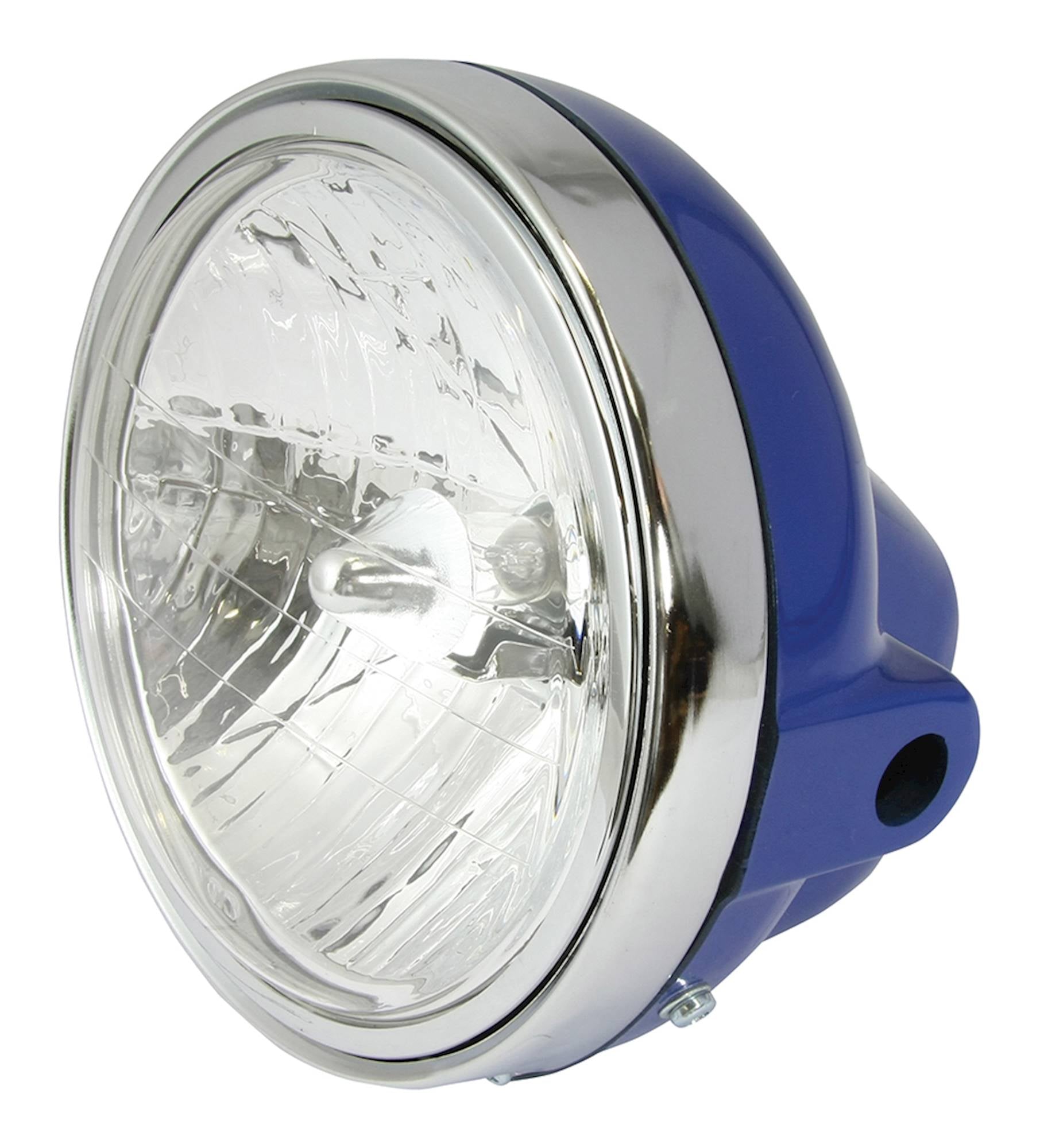 Bike It Universal 7" Round 12V 35W Headlight With Diamond Eye Lens - B ...