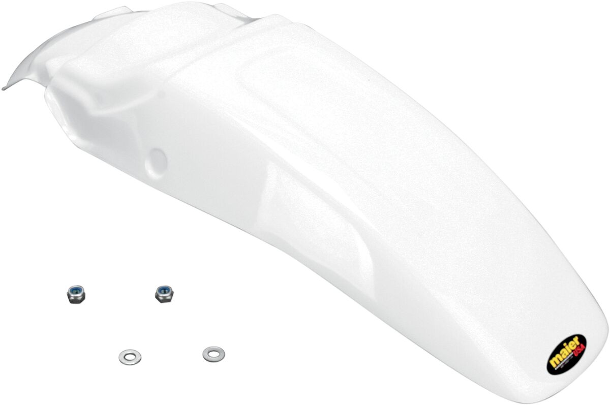 Maier MX Style Rear Fender - Suzuki DR250 1990-93, DR350 1990-99 - Whi ...