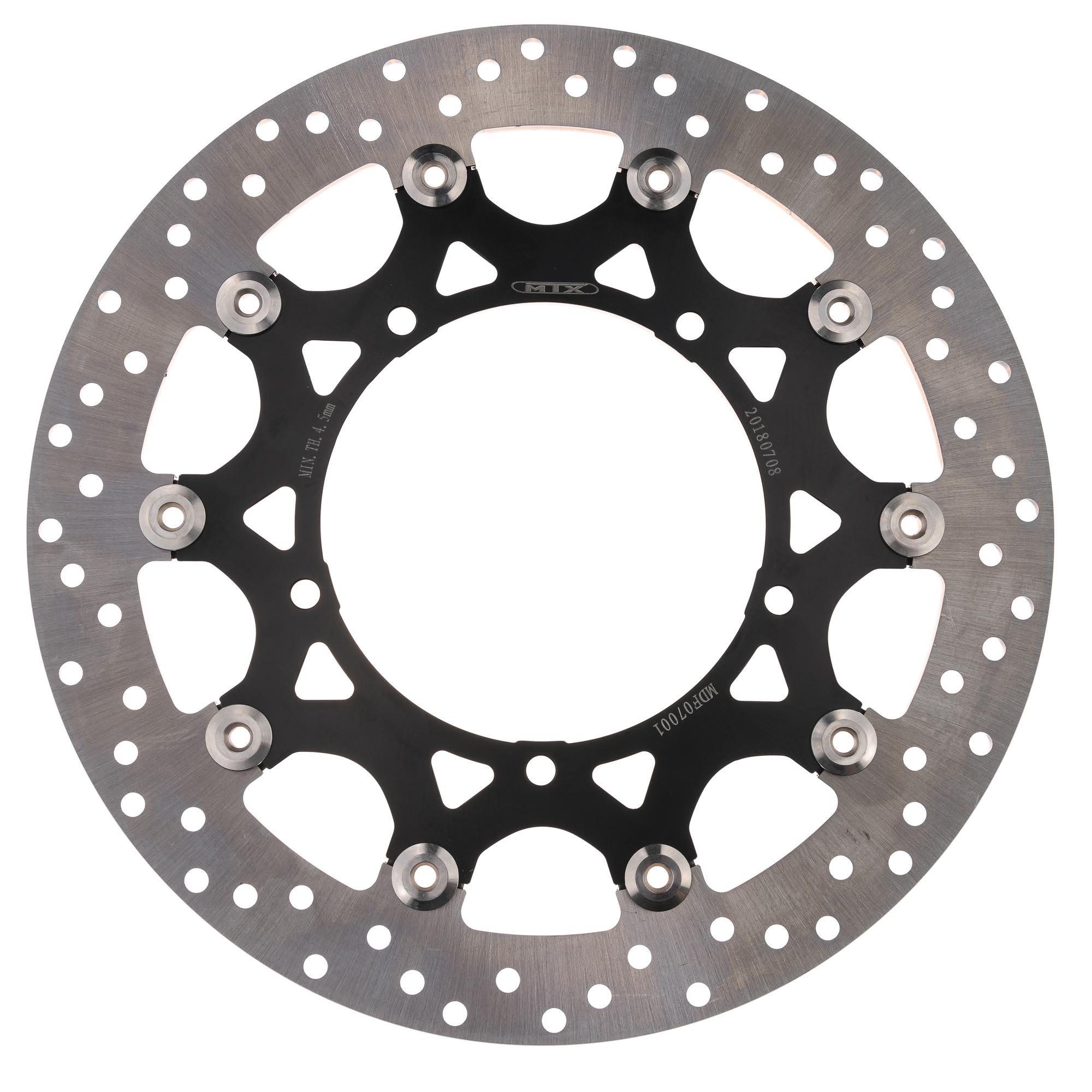 MTX Performance Front Floating Round Brake Disc - Yamaha YZF-R1 2007-1 ...