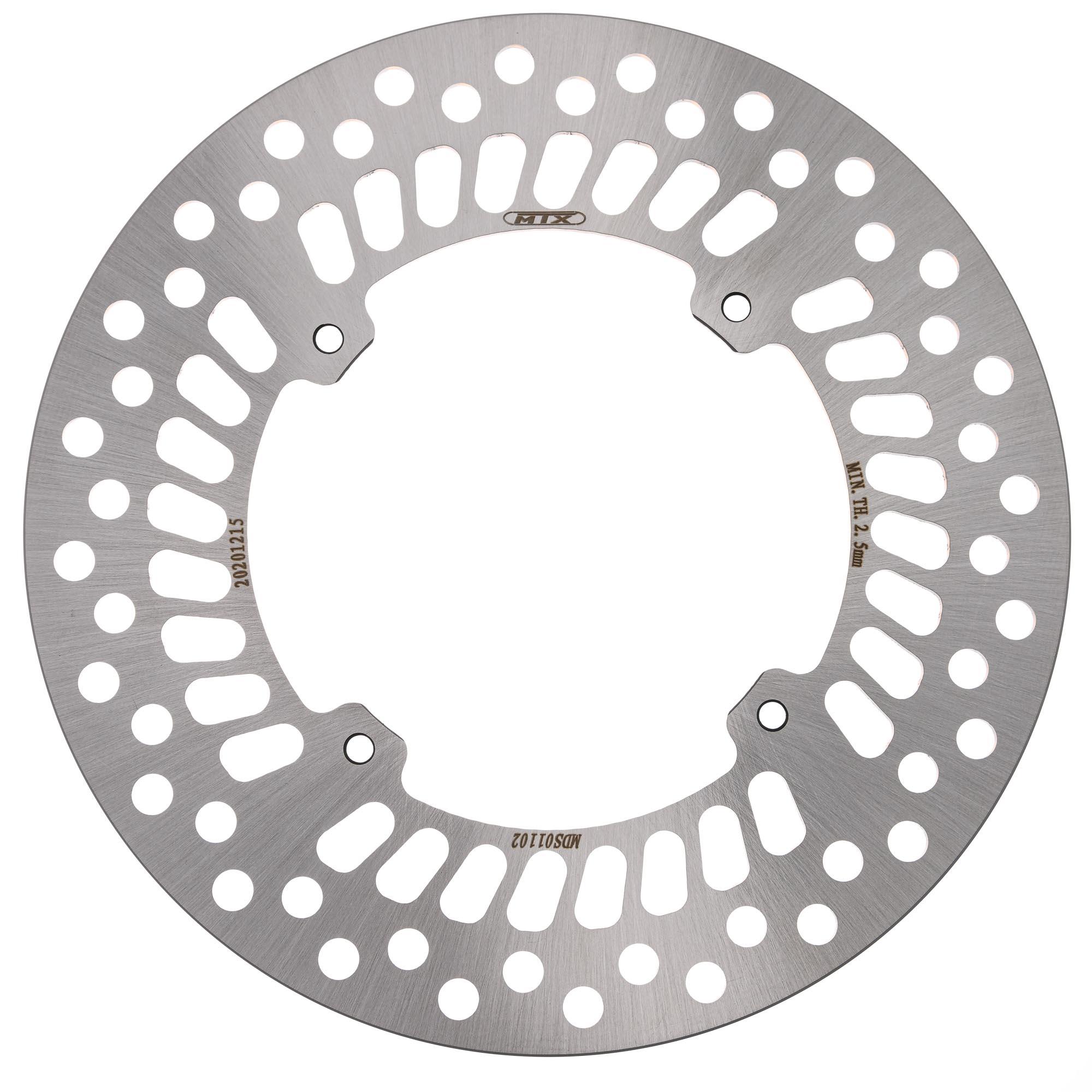 MTX Performance Front Solid Round Brake Disc - Honda CTX200 2004-16 ...