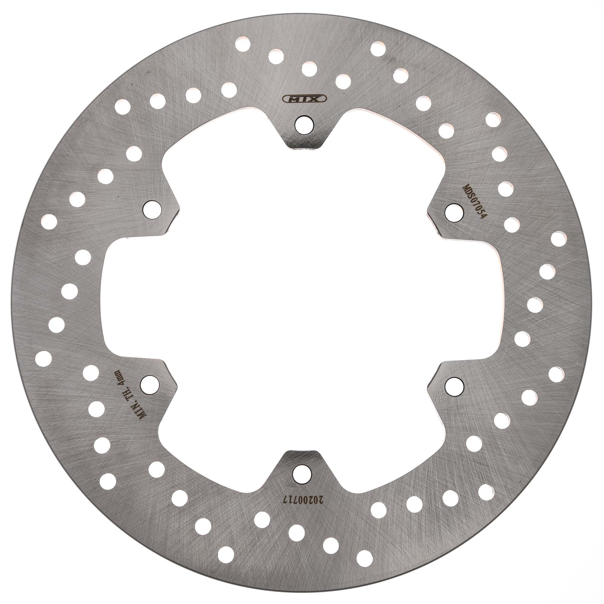 MTX Performance Rear Solid Round Brake Disc - Yamaha WR125X 2009-18 ...