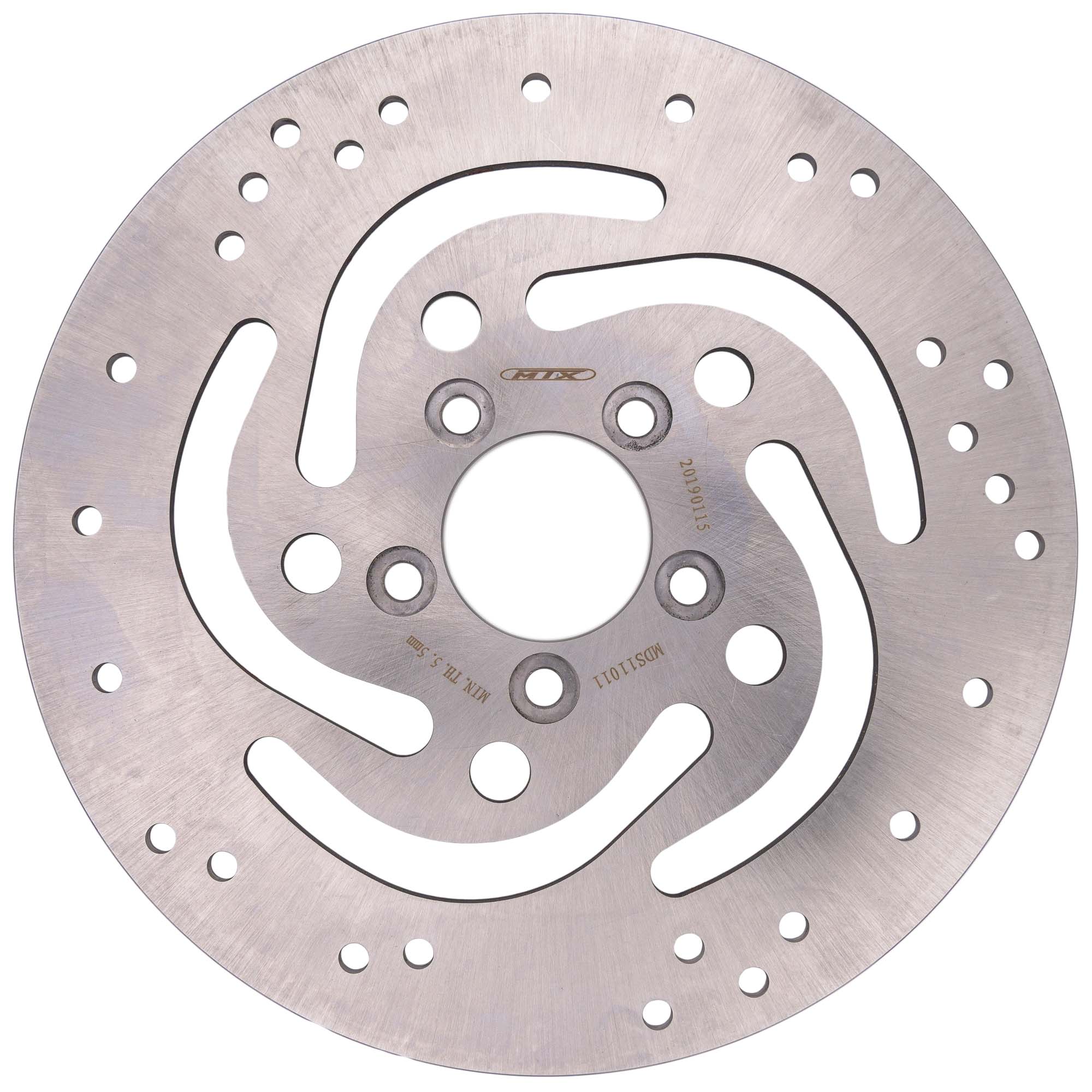 MTX Performance Rear Solid Round Brake Disc - Harley Davidson FLHCS He ...
