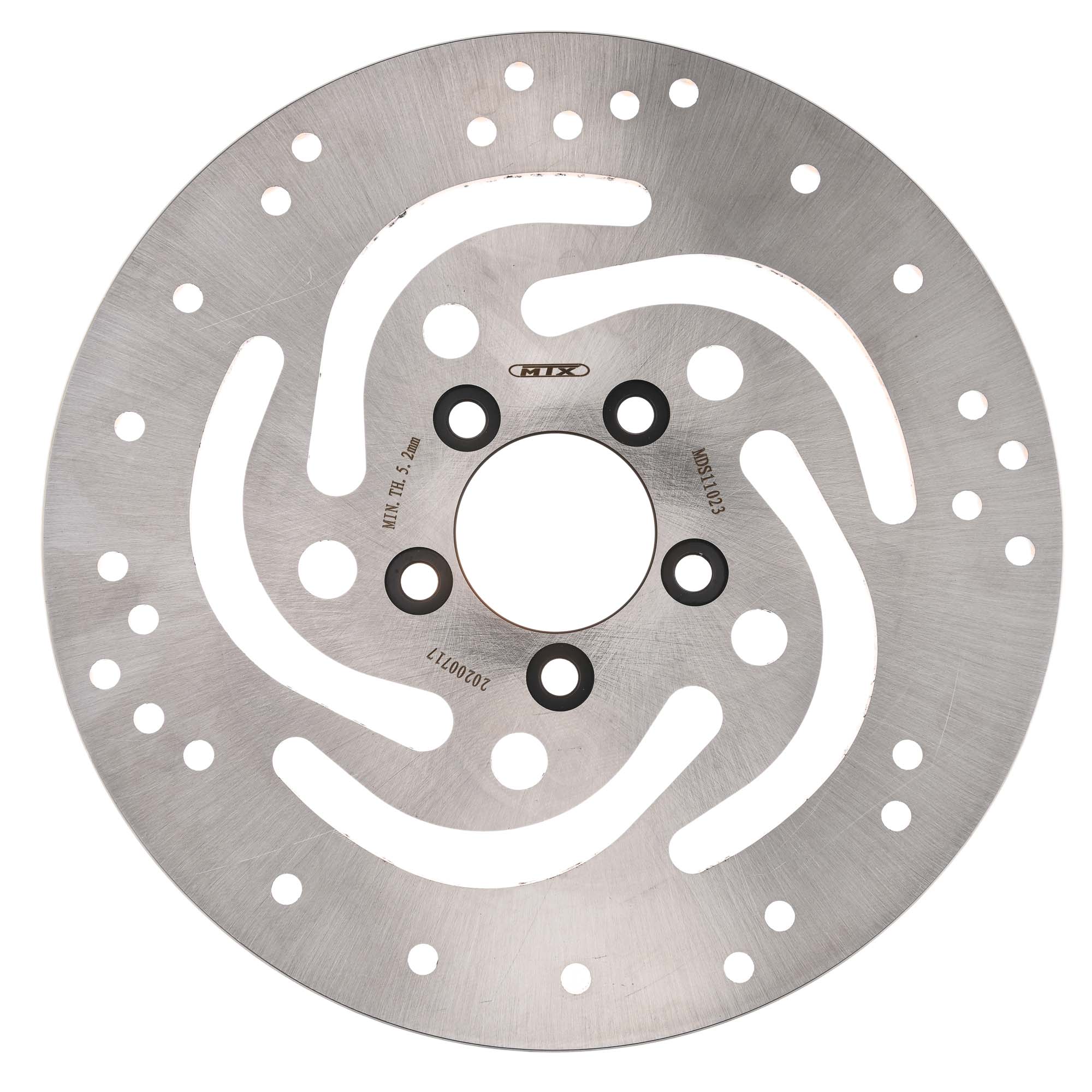 MTX Performance Rear Solid Round Brake Disc - Harley Davidson FLHCS He ...
