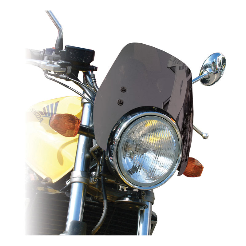 Airblade Dark Smoked Universal Fly Screen With Headlight Backet And Fi ...