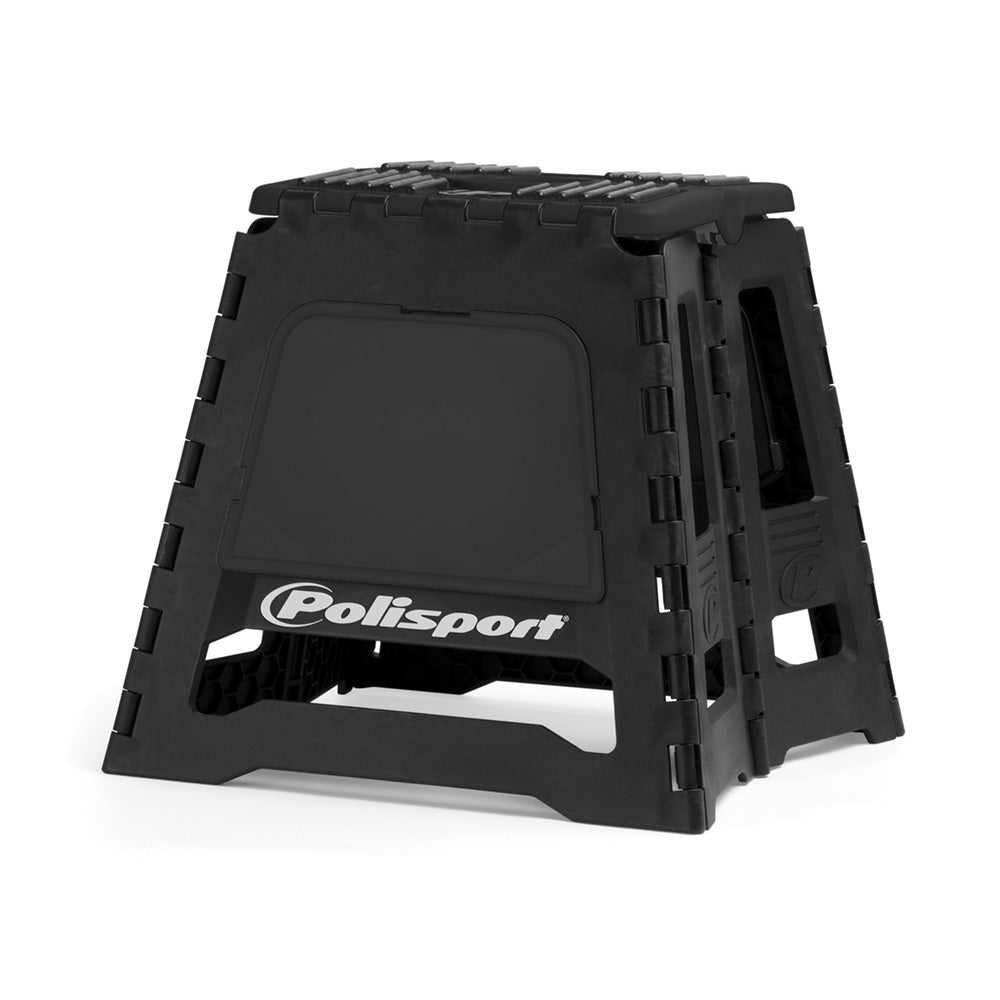 Polisport Moto Folding Fold Out Paddock Box Stand - Black/ Black ...